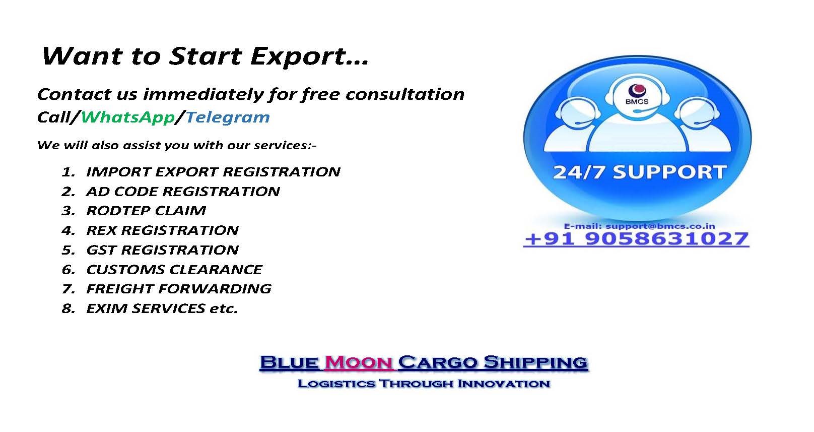 Blue Moon Cargo Shipping